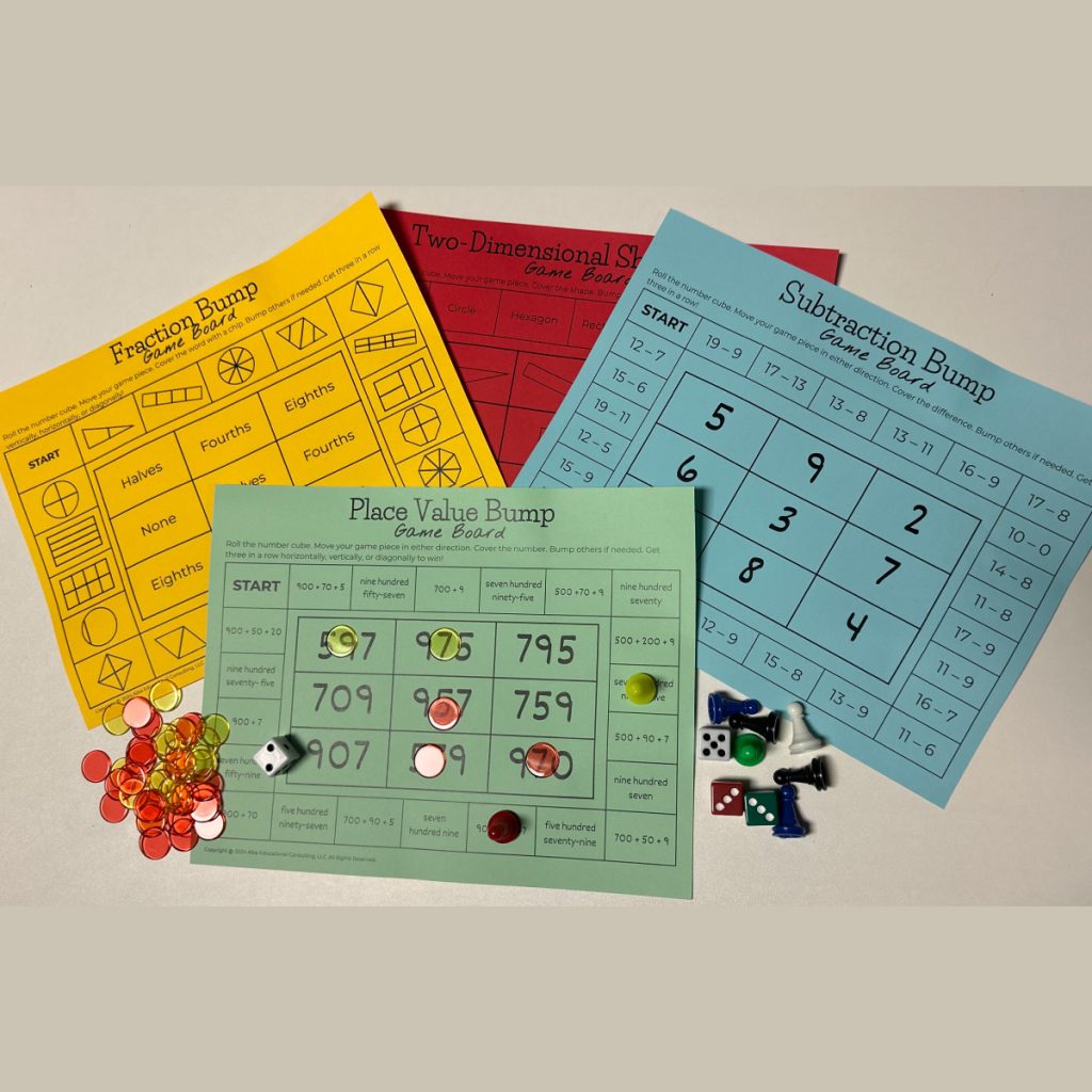 2nd Grade Bump Games Bundle | The Math Consultants